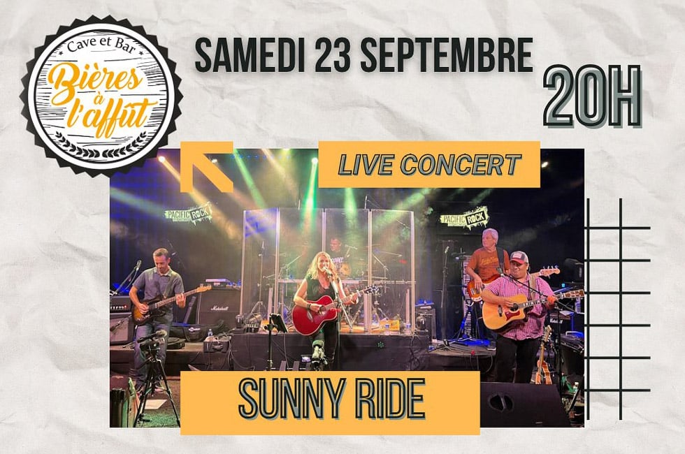 Concert de Sunny Ride en live - Bières à l'Affût